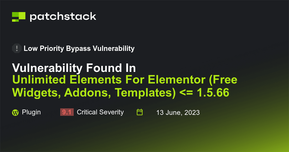 WordPress Unlimited Elements For Elementor plugin